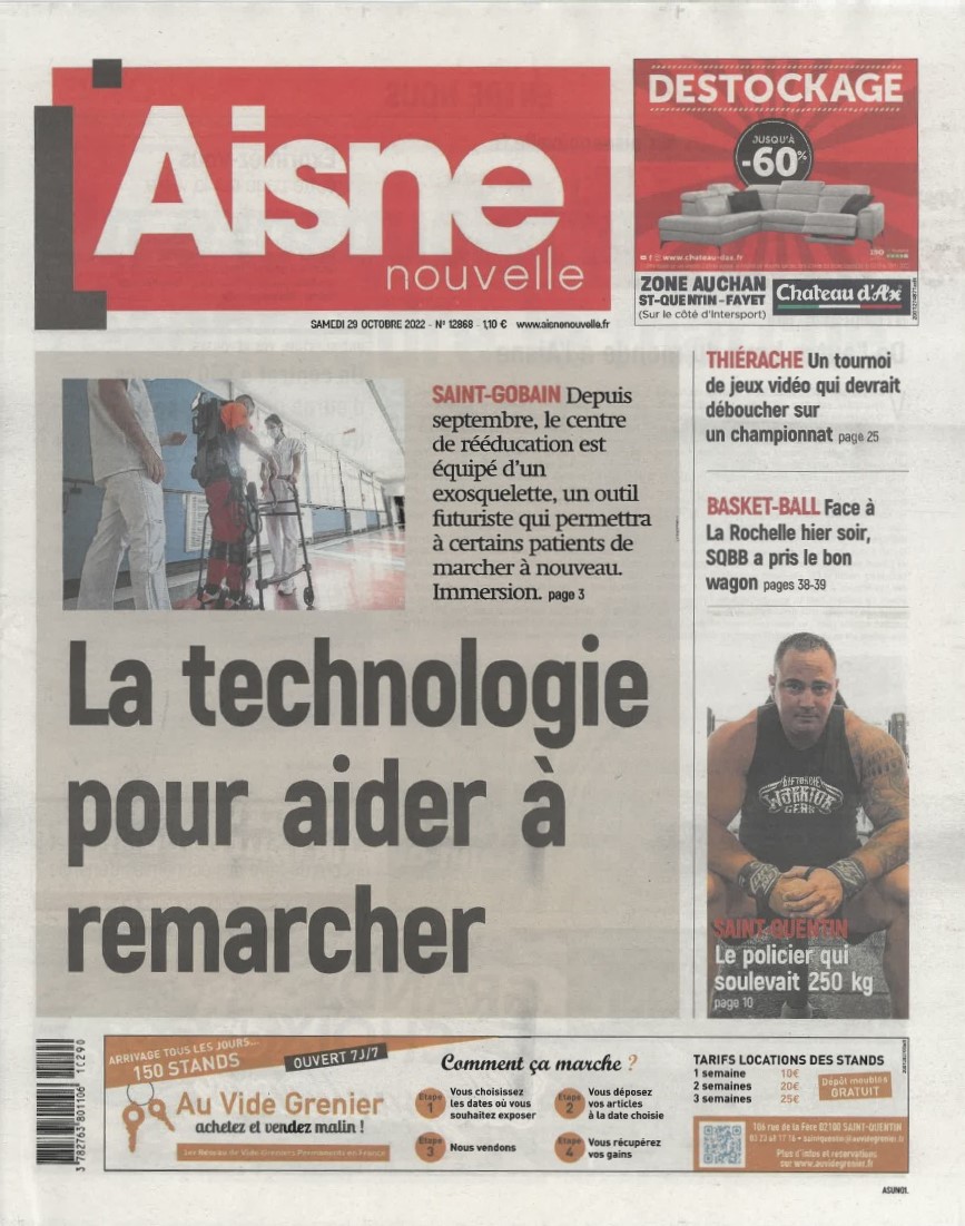 Article de l'Aisne nouvelle - CRRF Saint-Gobain