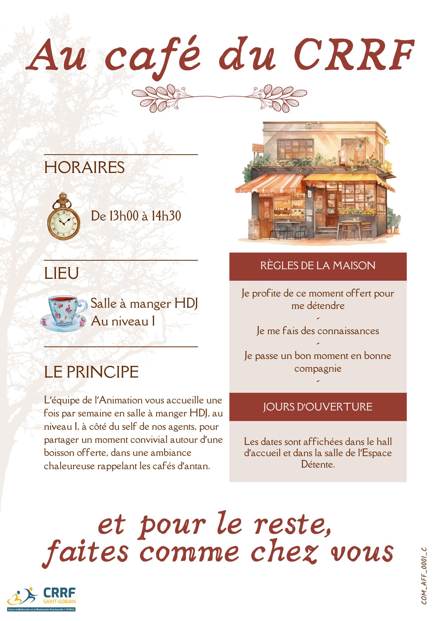 Au café du CRRF - CRRF Saint-Gobain